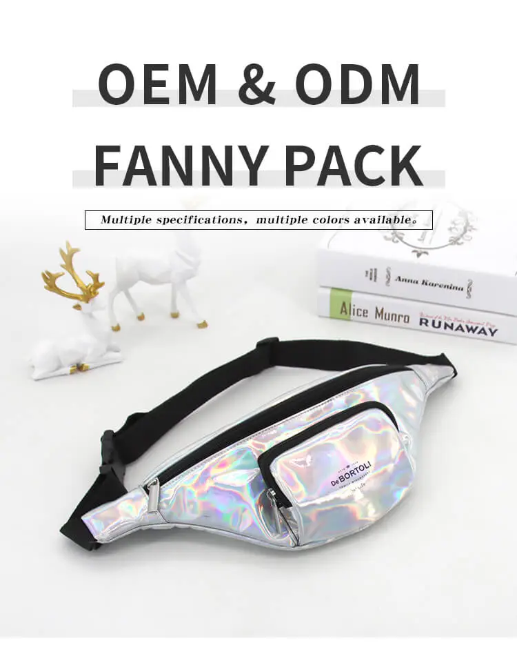 Women's Silver Hologram Fanny Pack Laser Fanny Pack