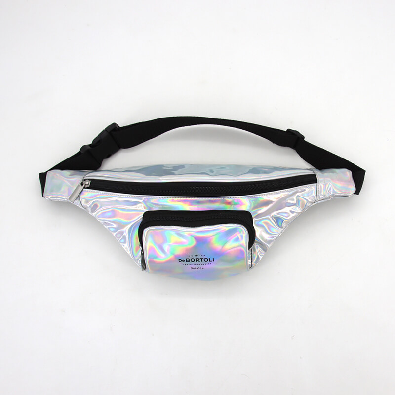 Women's Silver Hologram Fanny Pack Laser Fanny Pack