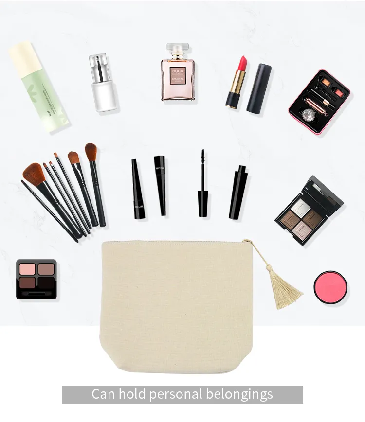 organic cotton cosmetic bag,pouch for makeup,makeup bags for travel