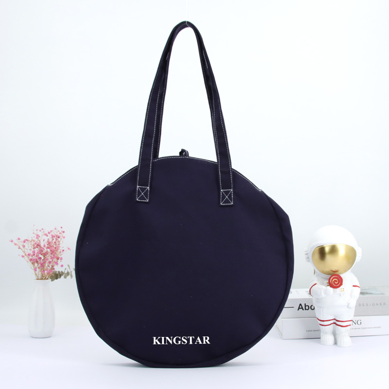 circle tote bag,circle handle tote bag,orseund iris tote