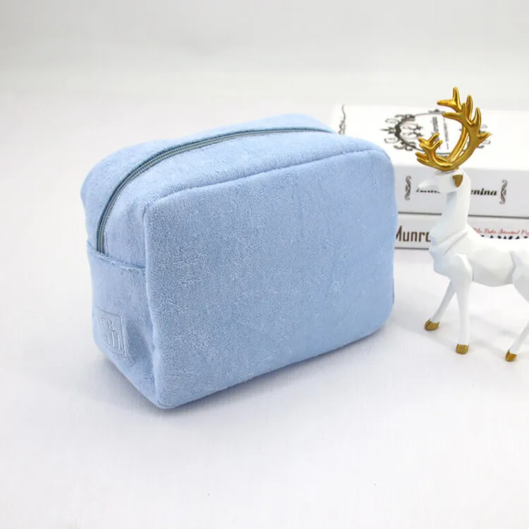 terry cloth makeup bag, toiletry bag,terry cloth cosmetic bag