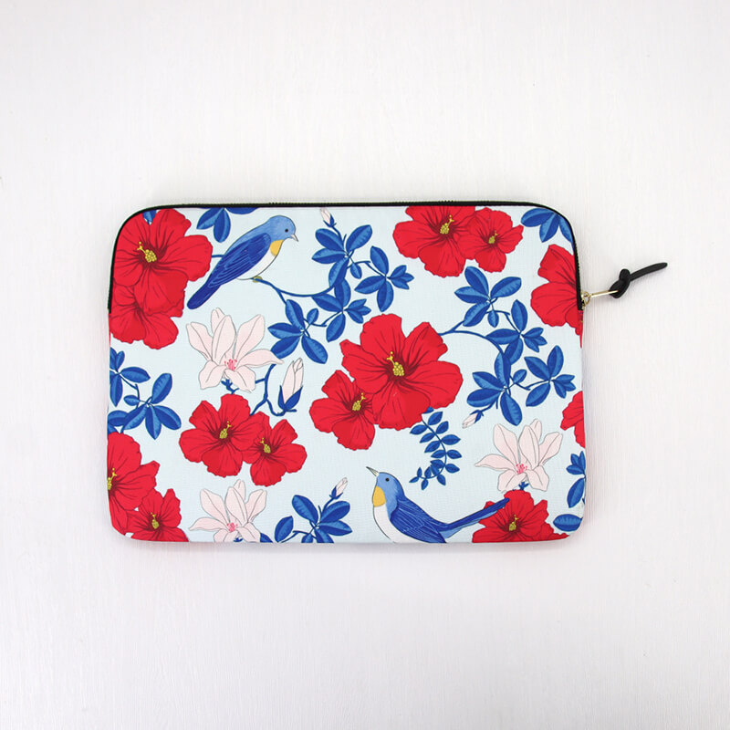 printed laptop sleeve,leopard laptop sleeve,floral laptop sleeve