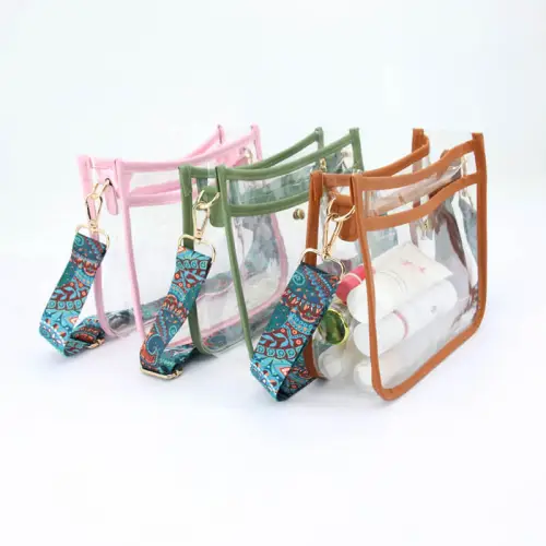 clear crossbody bag,clear crossbody purse,clear stadium crossbody bag