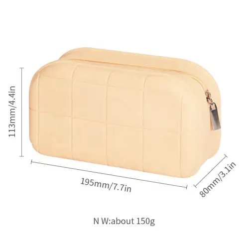 silicone makeup bag,Skincare Ladies Pouch,Jelly Purse