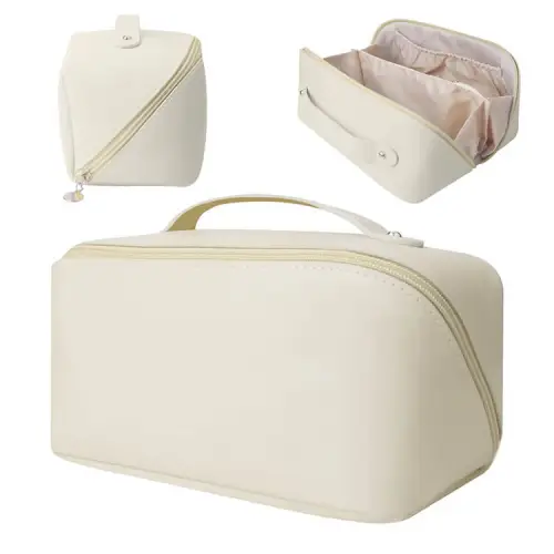 pu leather cosmetic bag,travel toiletry bag