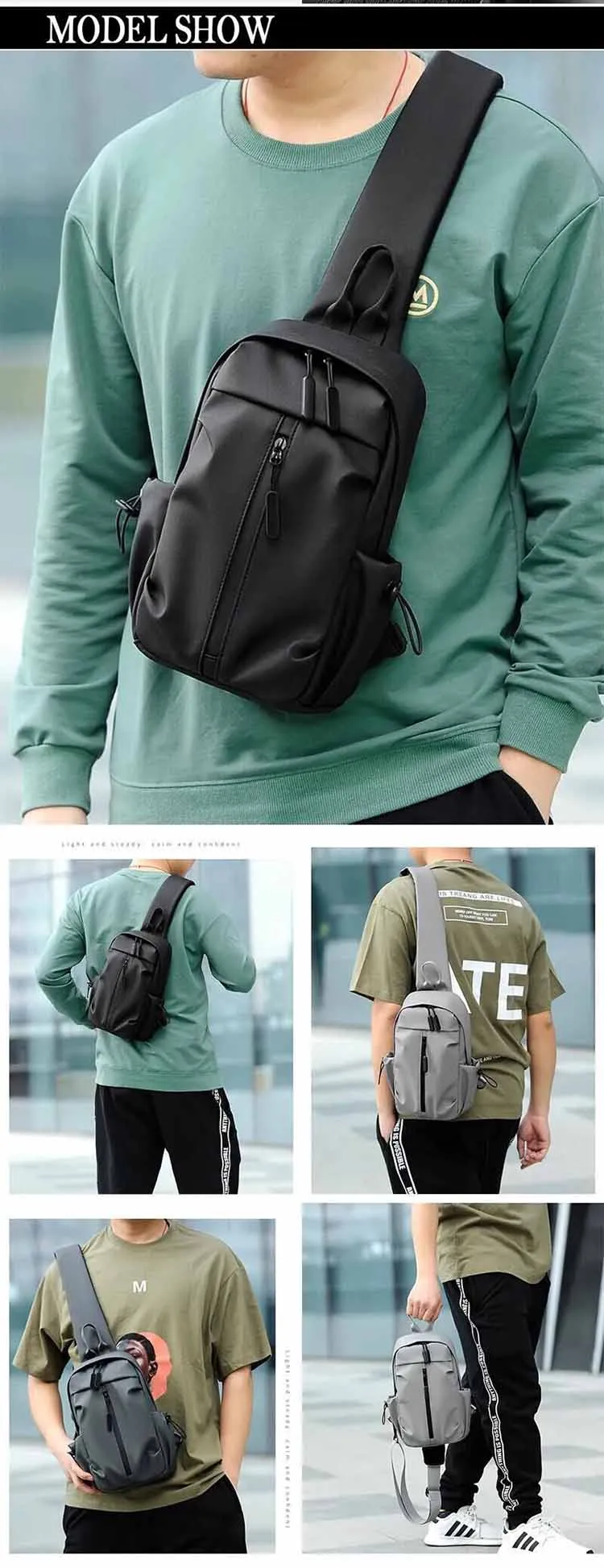 men's chest bag,mens cross chest bag,single crossbody bag