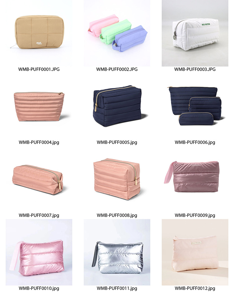 puffer tote bag, puffy tote bag, Quilted Handbags