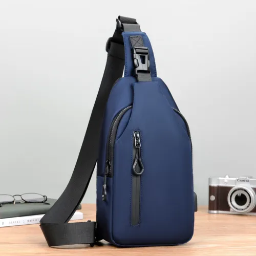 crossbody chest bag,chest bag with usb charging port
