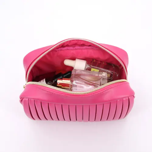 personalized cosmetic bags,custom makeup bags,vegan leather makeup bag