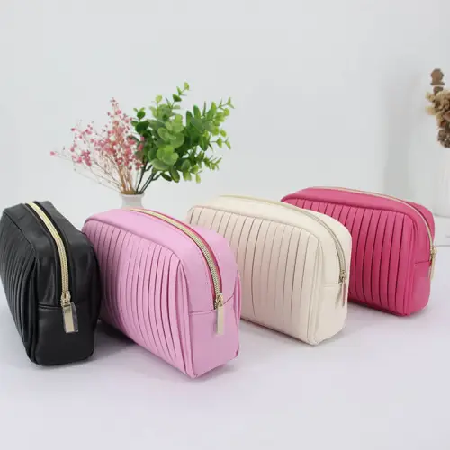 personalized cosmetic bags,custom makeup bags,vegan leather makeup bag