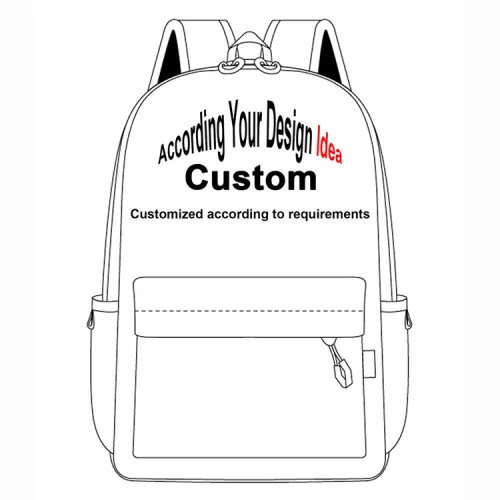 Custom cartoon backpack,rucksack cartoon,cartoon looking backpack