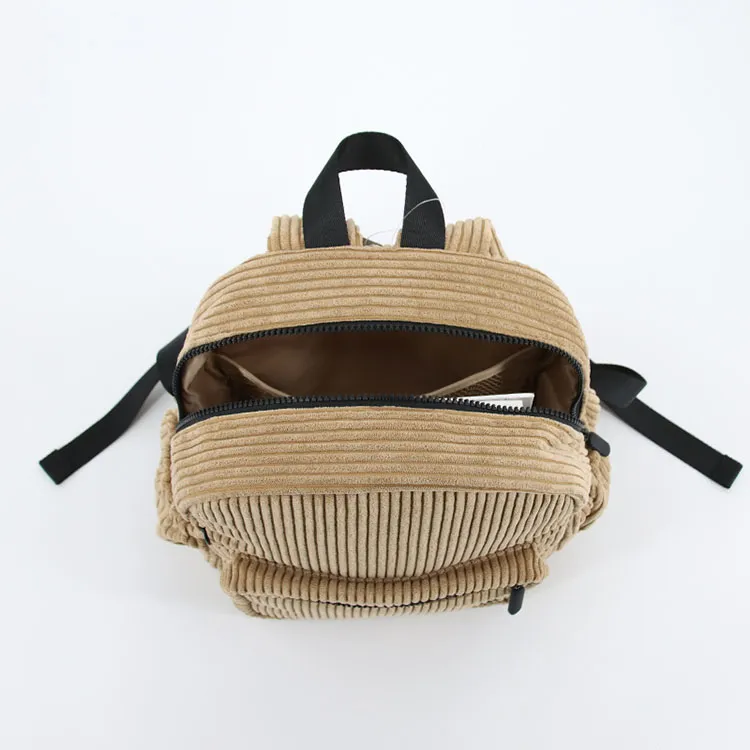 personalised corduroy backpack,corduroy rucksack,small backpack
