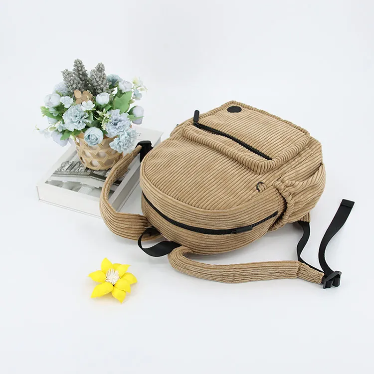 personalised corduroy backpack,corduroy rucksack,small backpack