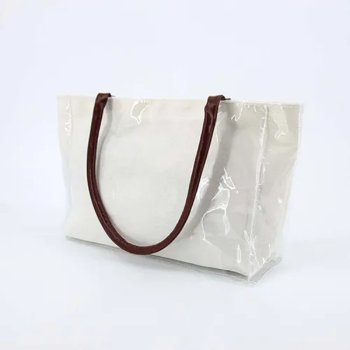 tote bag with leather handles,canvas tote with leather handles