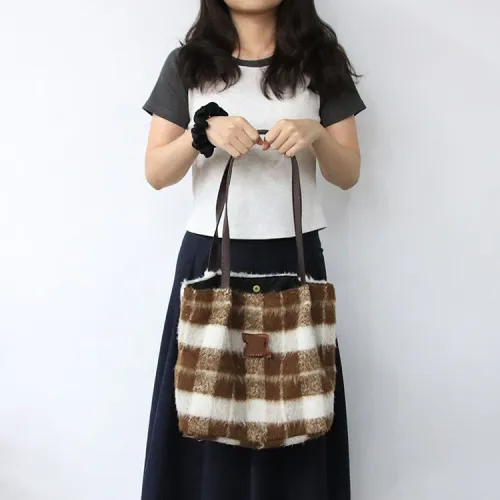 checkered tote bag,checkered beach bag,checkered handbags