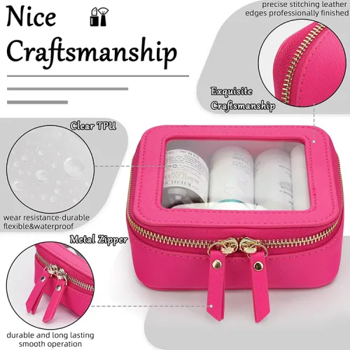 small tpu cosmetic bag,travel makeup bag,cosmetic case