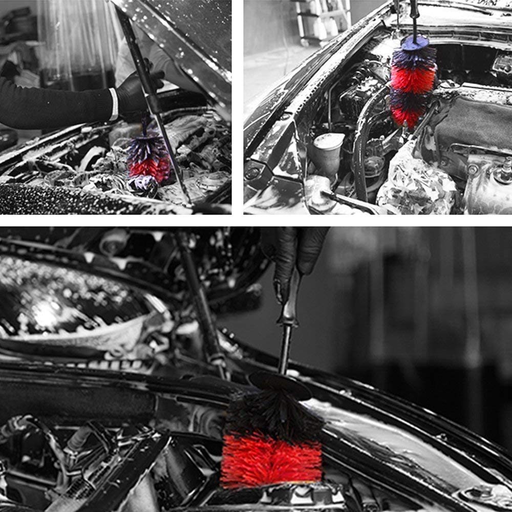 Wheel Detailing Brush,wheel cleaner brush,car wheel cleaner brush