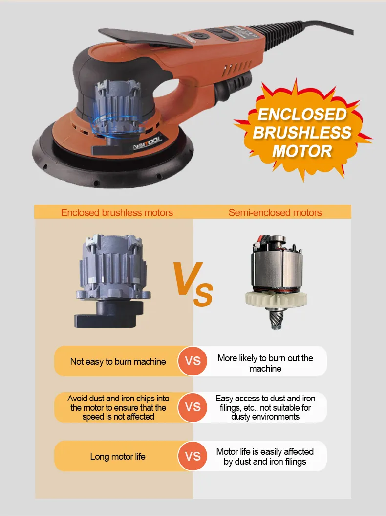 Electric brushless sander,orbital sander,Da sander machine