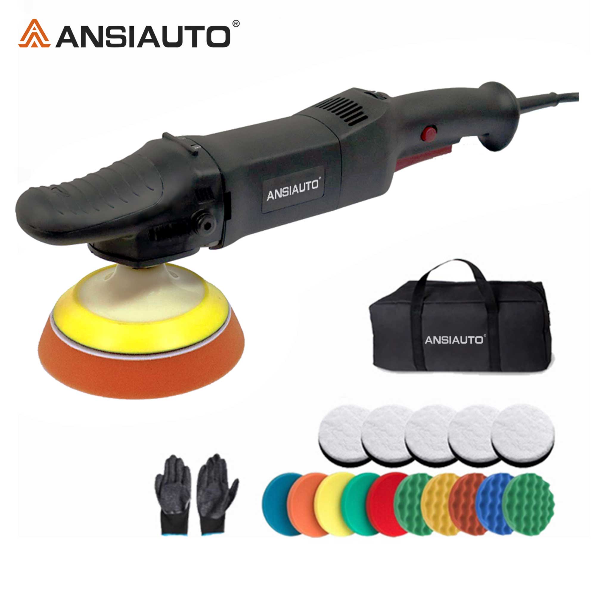 Portable Car Waxer Polisher，Rotary Type Car Polisher，15mm Random Orbit ...