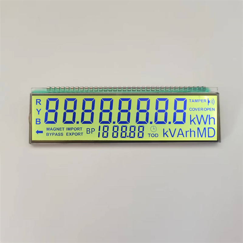 STN LCD, Transmissive, Positive 1/4D, 1/3B, 6 O’clock