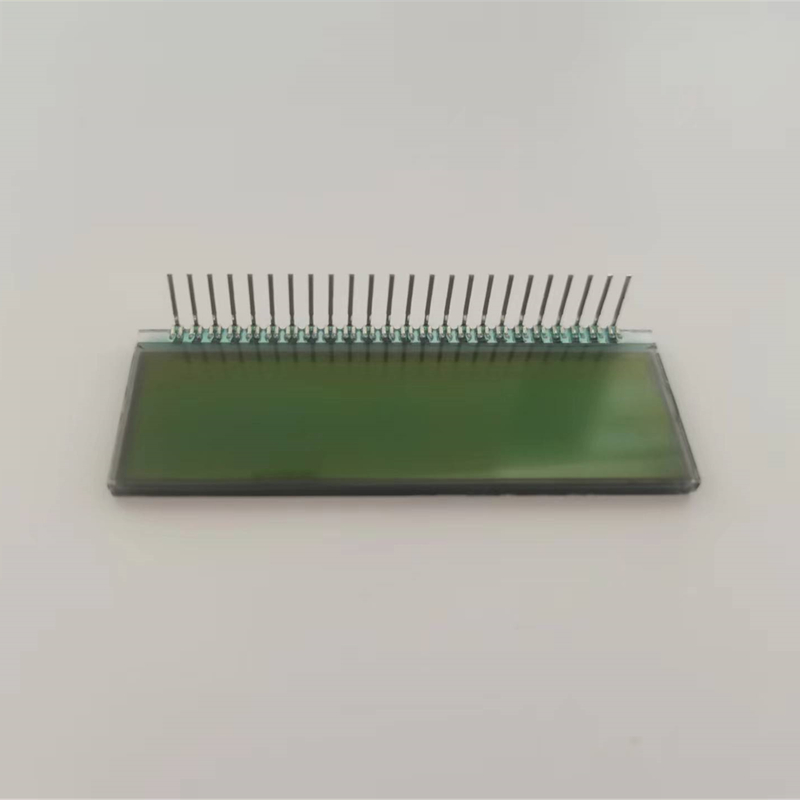 STN LCD, Yellow-Green, Transmissive, Positive, 1/4D,1/3B,6 O’clock, 24 PIN