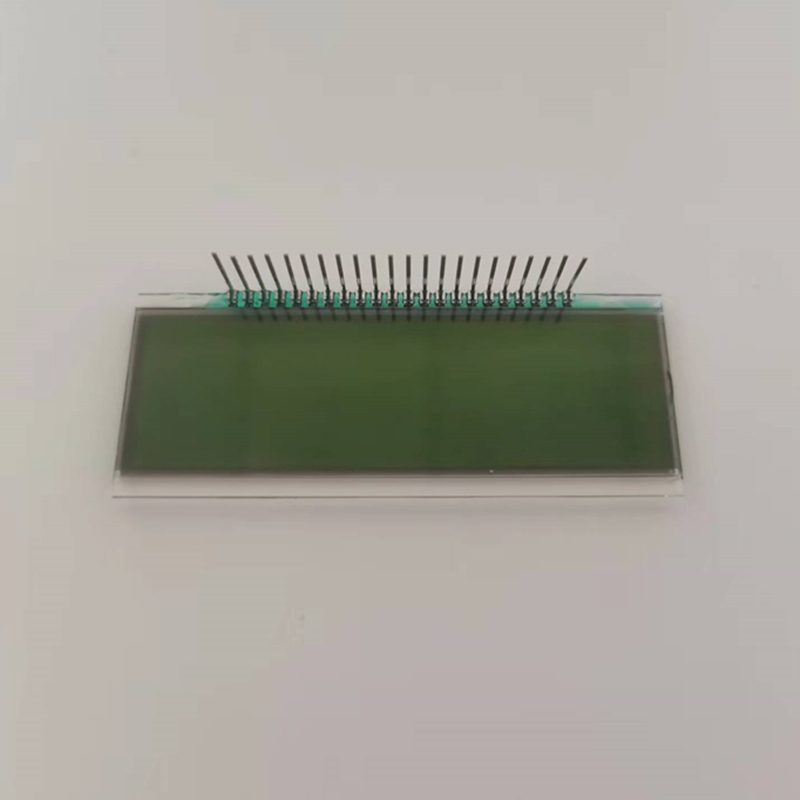 STN LCD, Yellow-Green, Transmissive, Positive, 1/4D,1/3B,6 O’clock, 22 PIN