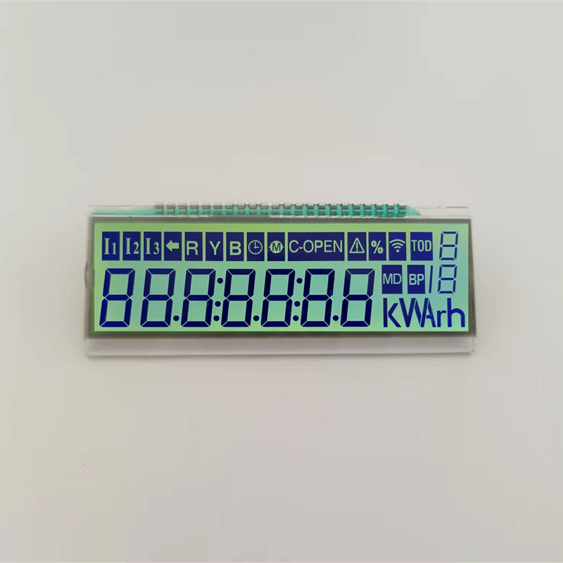 STN LCD, Yellow-Green, Transmissive, Positive, 1/4D,1/3B,6 O’clock, 22 PIN