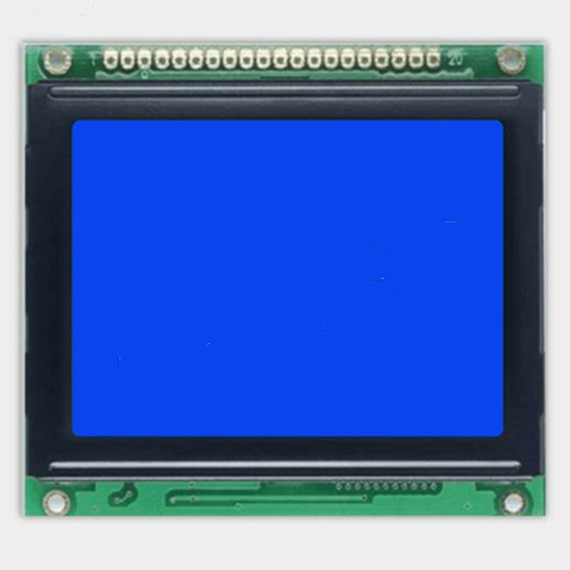 128*64 8-bit Graphic LCD Module with White LED Backlight