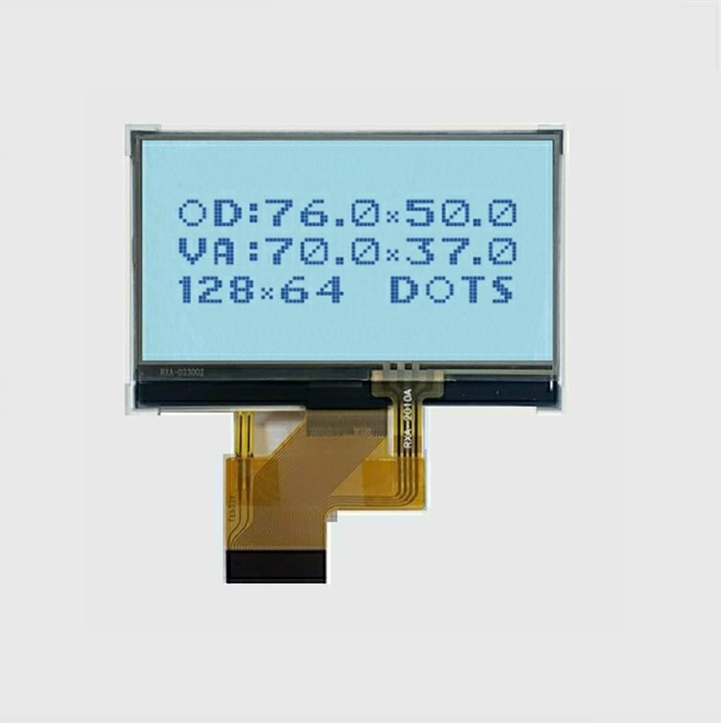 128*64 White LED backlight 8-bit parallel Graphic LCD module