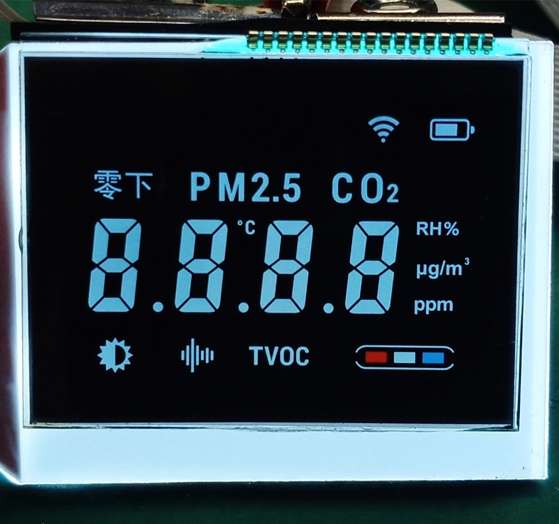 Transmissive/Negative VA LCD 1/4 Duty, 1/2 Bias