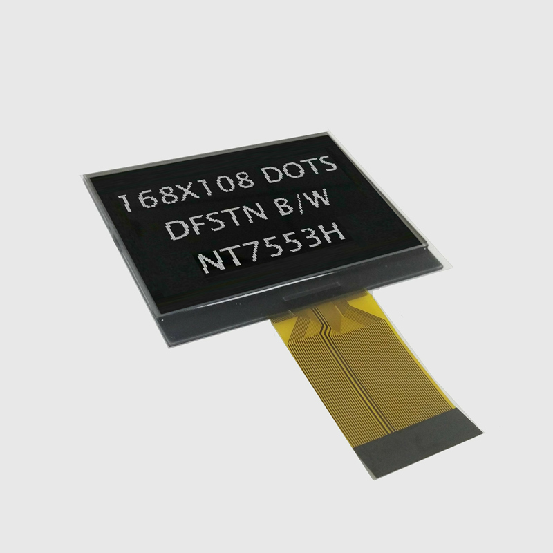 Graphic LCD module, 168*108 dots, Black and White LED backlight, 8-bit ...