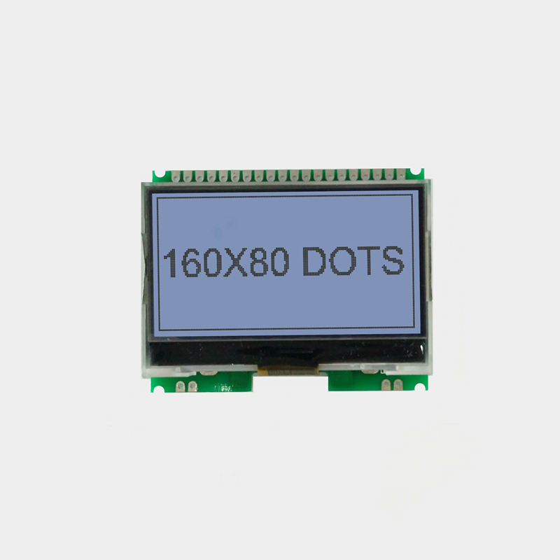 Graphic LCD module, 160*80 dots, White LED backlight, 8 bits parallel ...