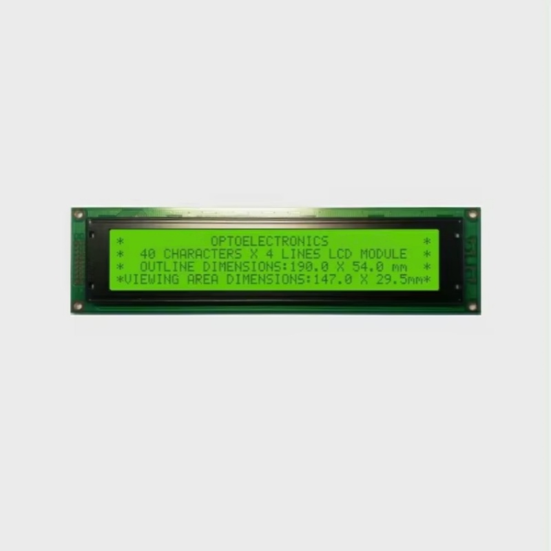 40*4, 4-bit or 8-bit parallel, Character LCD Module