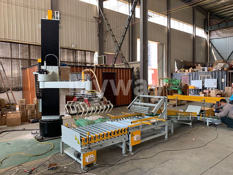 Single Column Palletizer Machine