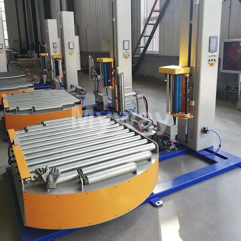 Online Automatic Pallet Wrapping Machine
