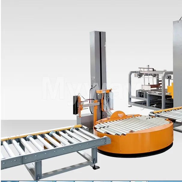 Automatic Pallet Stretch Wrapping Machine