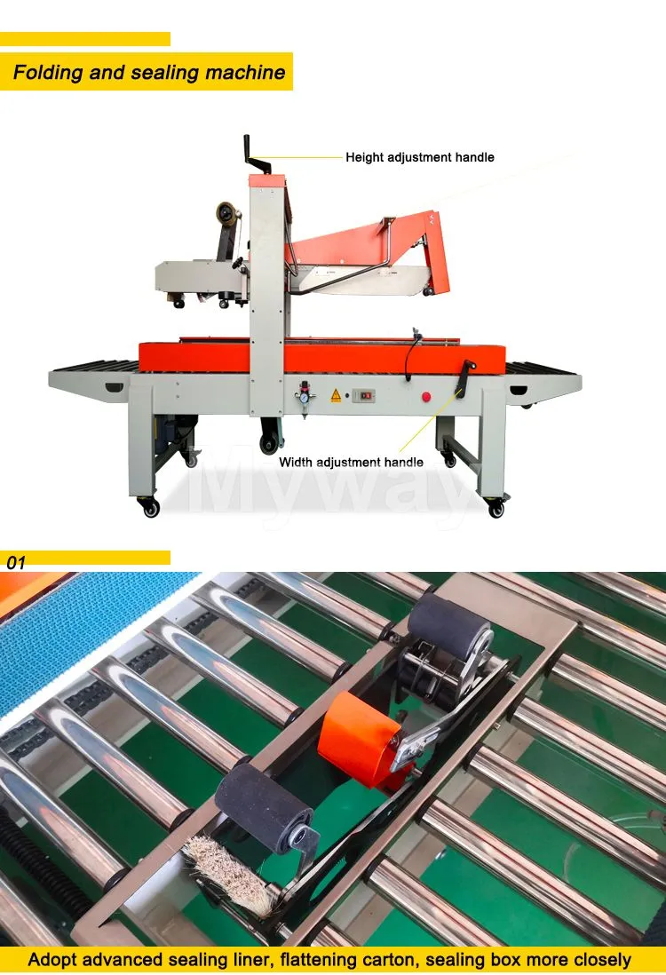 sealing and strapping packing line