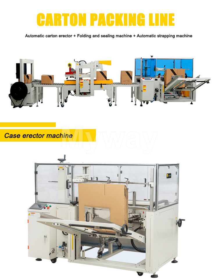 sealing and strapping packing line