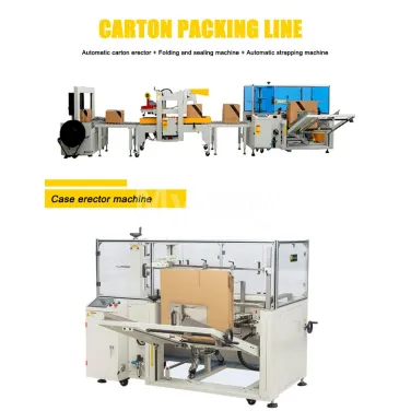 sealing and strapping packing line