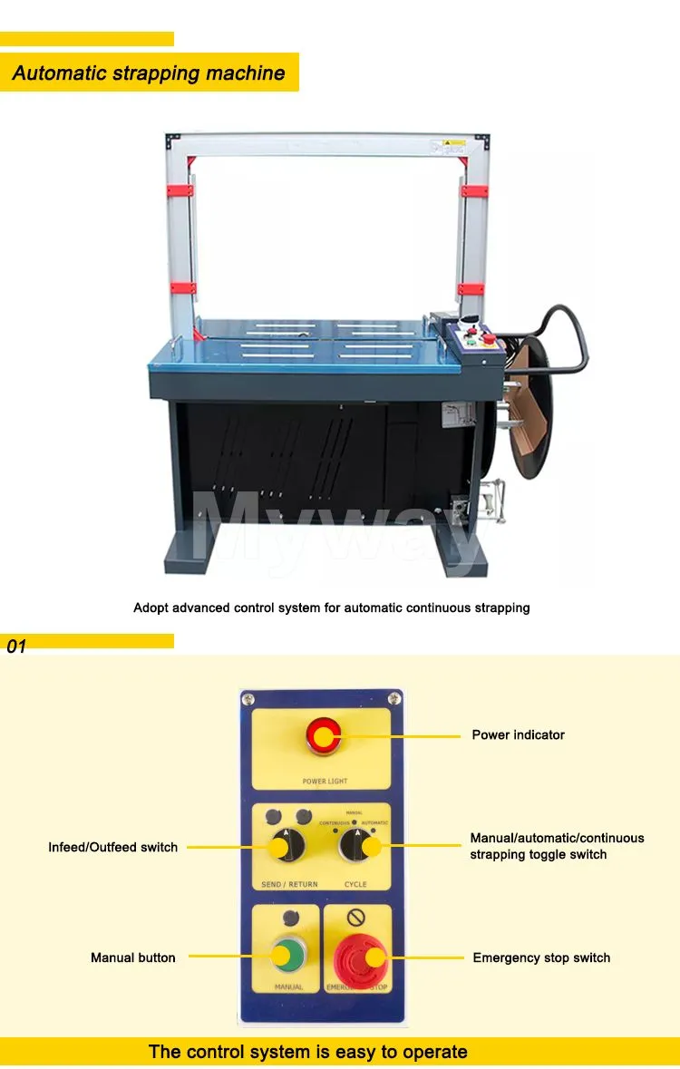 sealing and strapping packing line