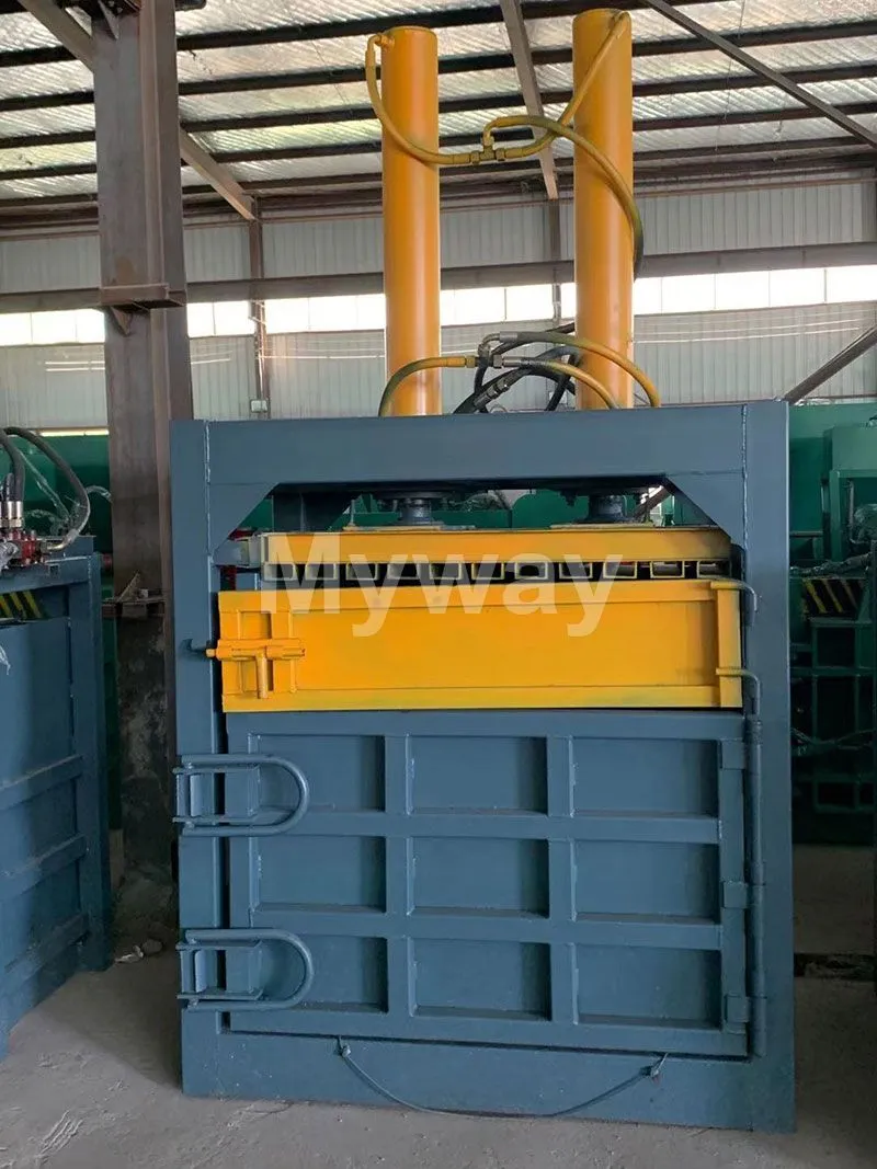 Vertical Cardboard Baling Machine