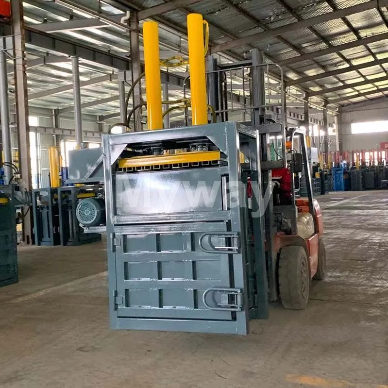 Vertical Hydraulic Cardboard Baler Machine