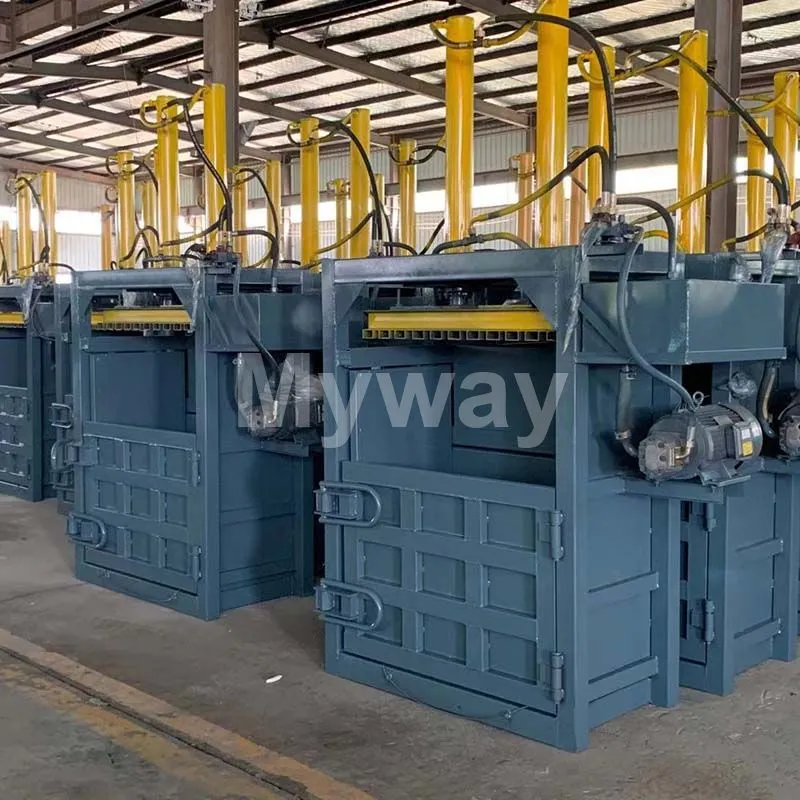 Vertical Cardboard Baler Machine