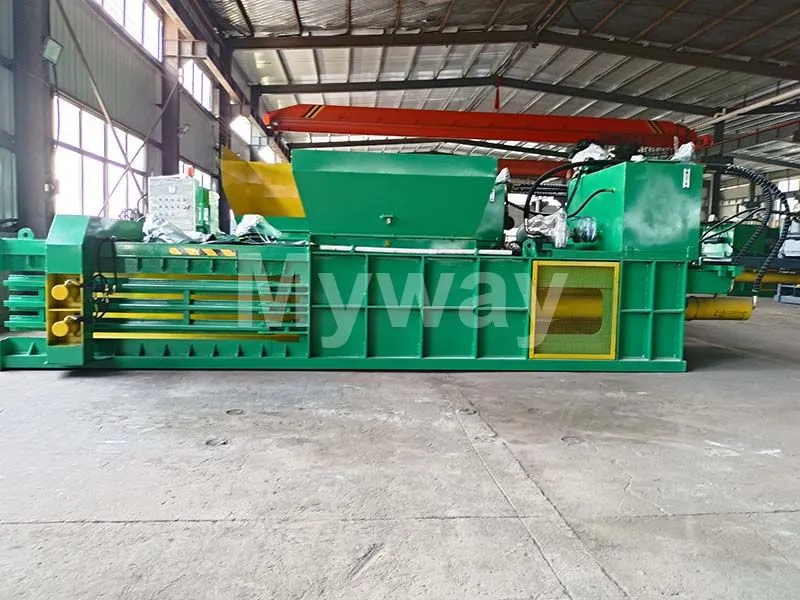 horizontal waste paper baling machine