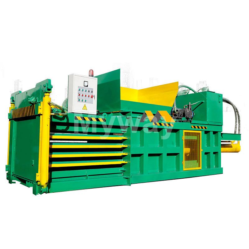 horizontal waste paper baling machine