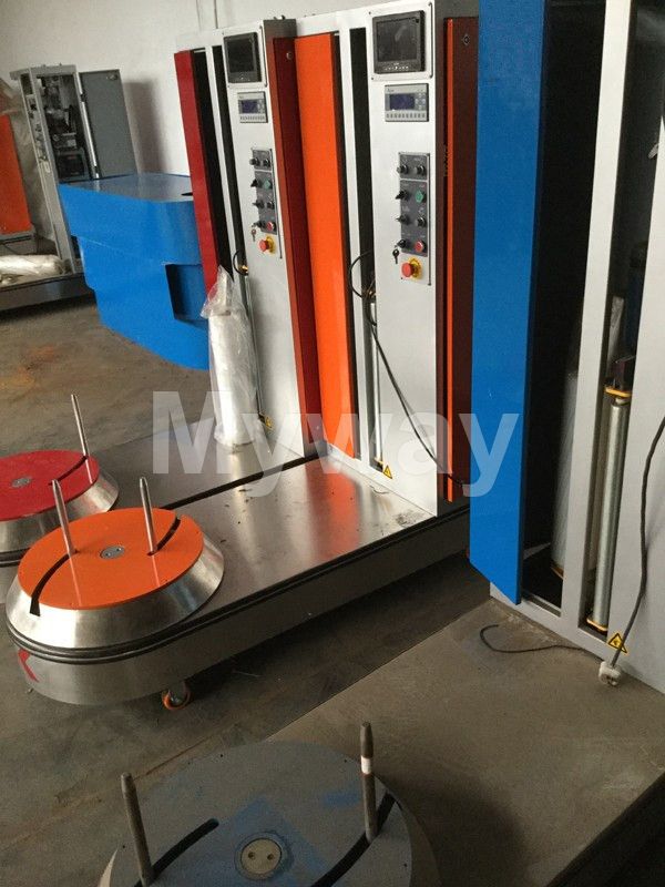 New style automatic airport luggage wrapping machine