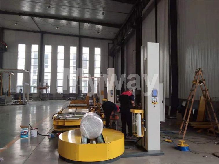 paper roll reel wrapping machine