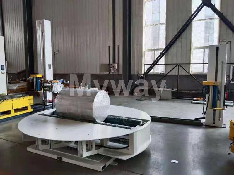 cylinder reel paper roll wrapping machine