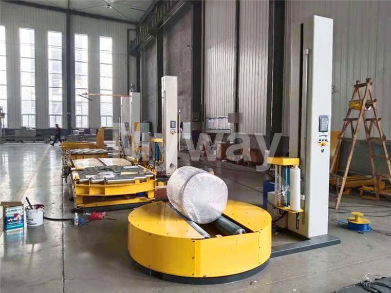 paper roll reel wrapping machine