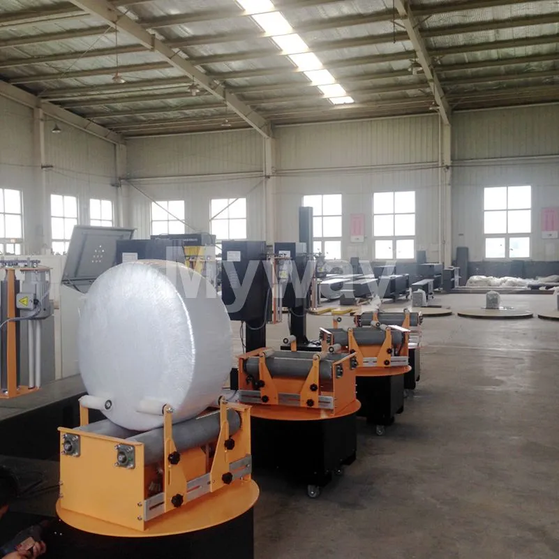 Small paper reel stretch film wrapper